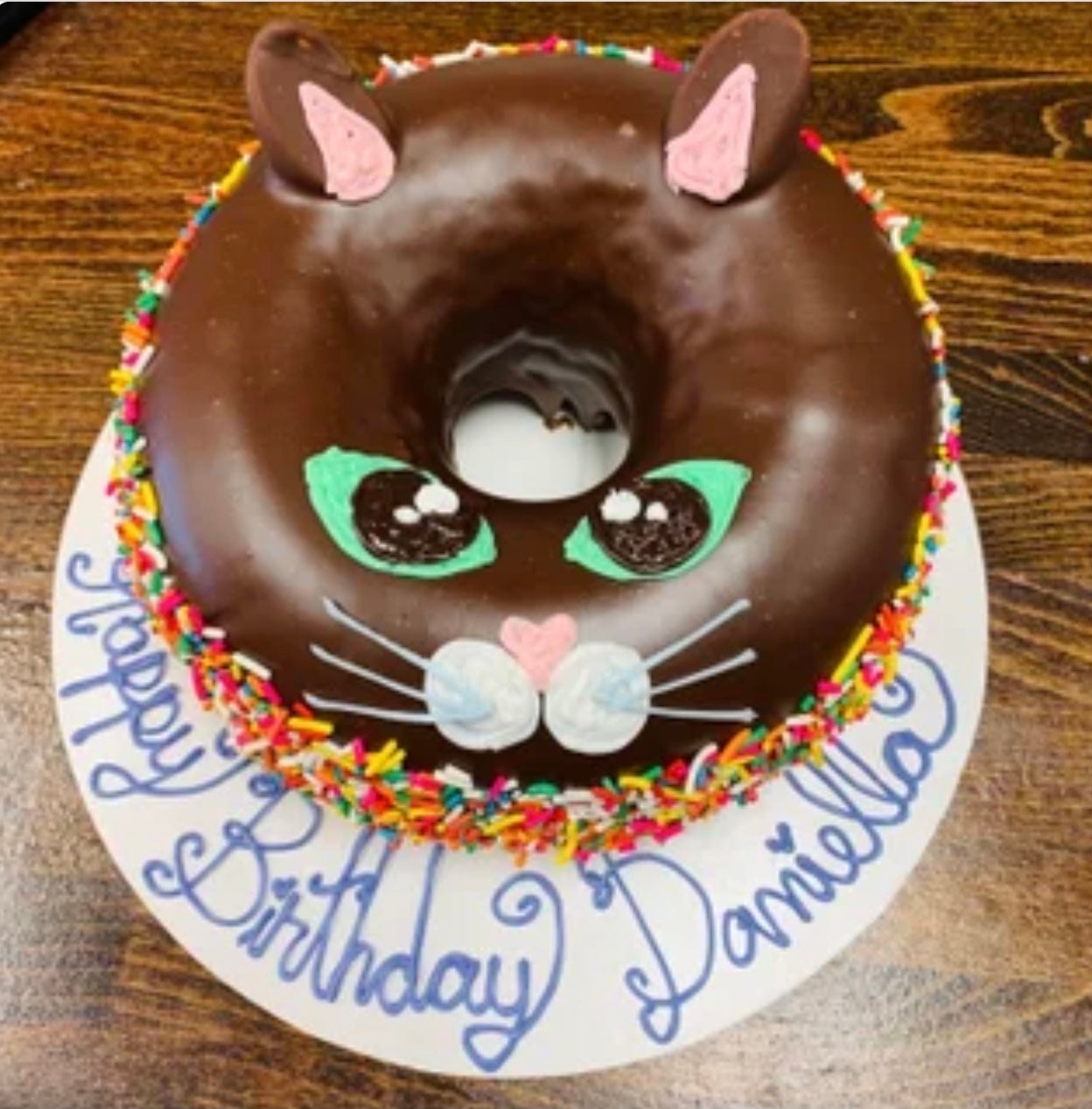 Cat Donut Cake